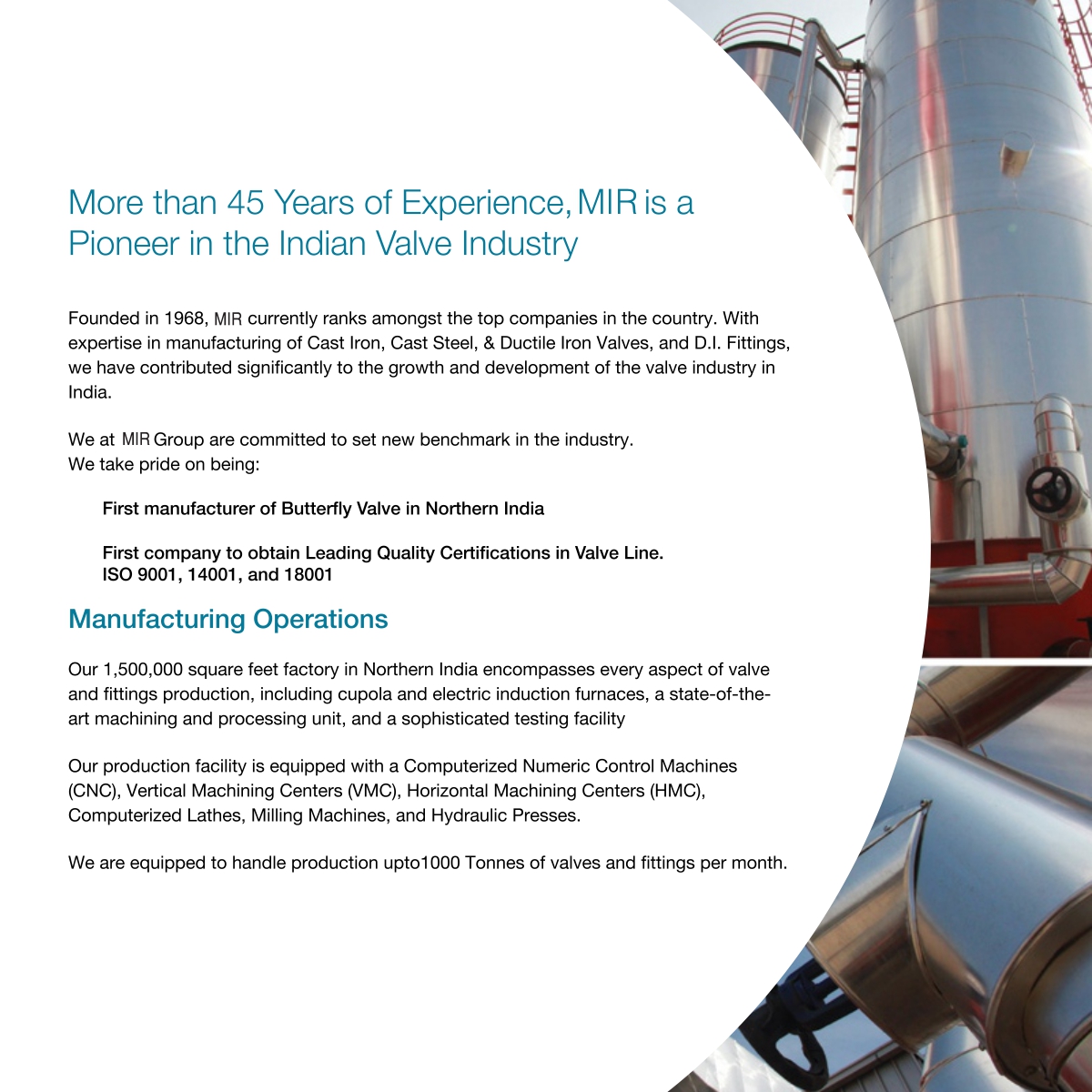 Profile – MIR Valves and Automation